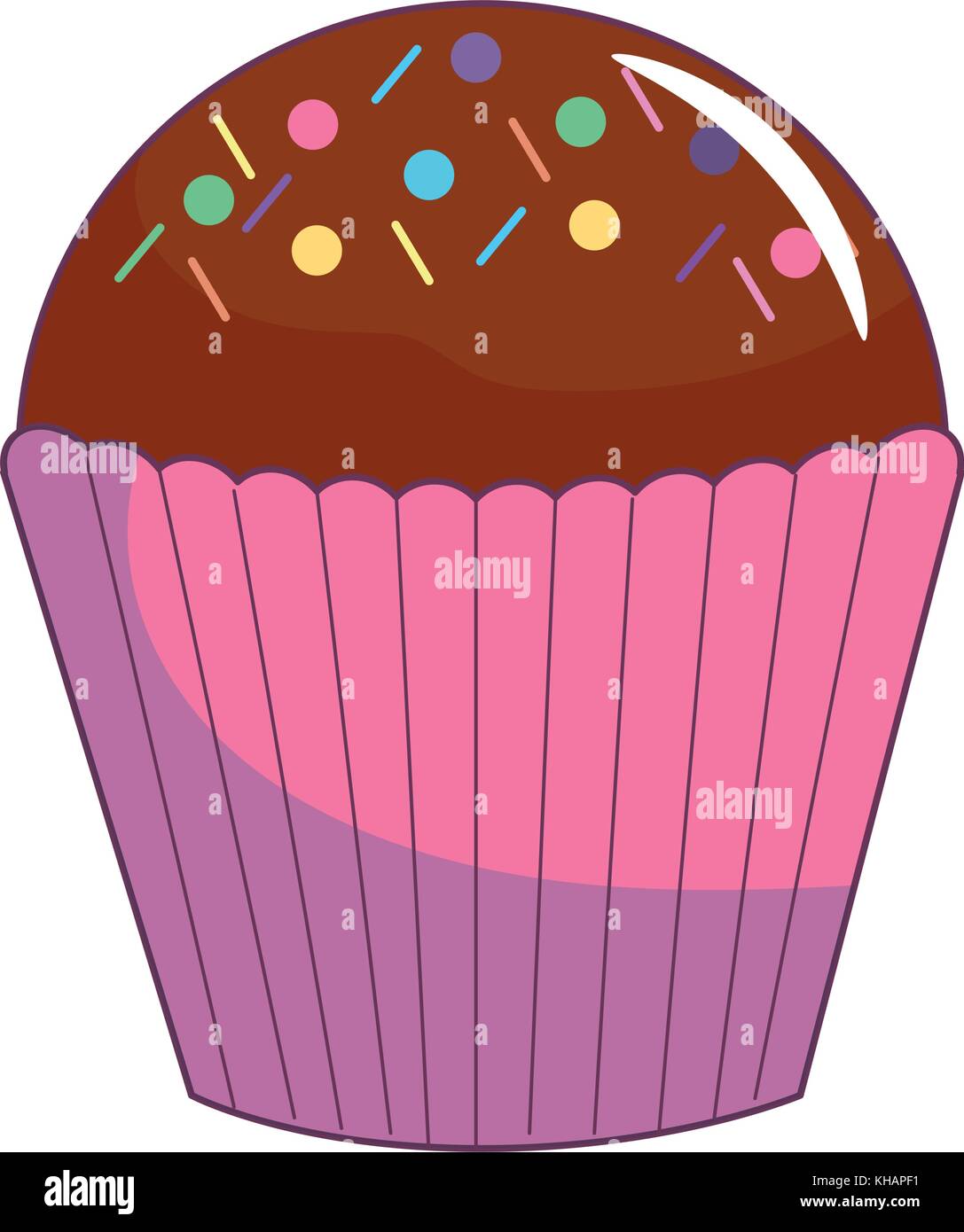 Isolated muffin design Stock Vector Image & Art - Alamy
