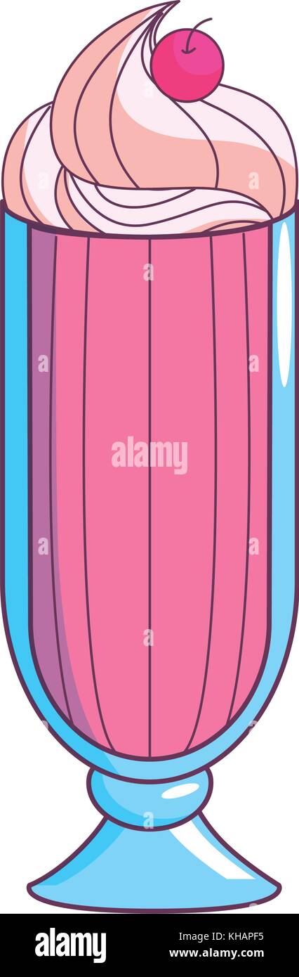 Isolated milkshake design Stock Vector Image & Art - Alamy