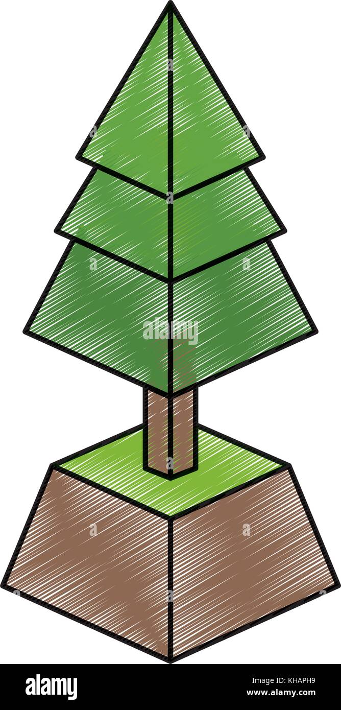 Pine tree design Stock Vector Image & Art - Alamy