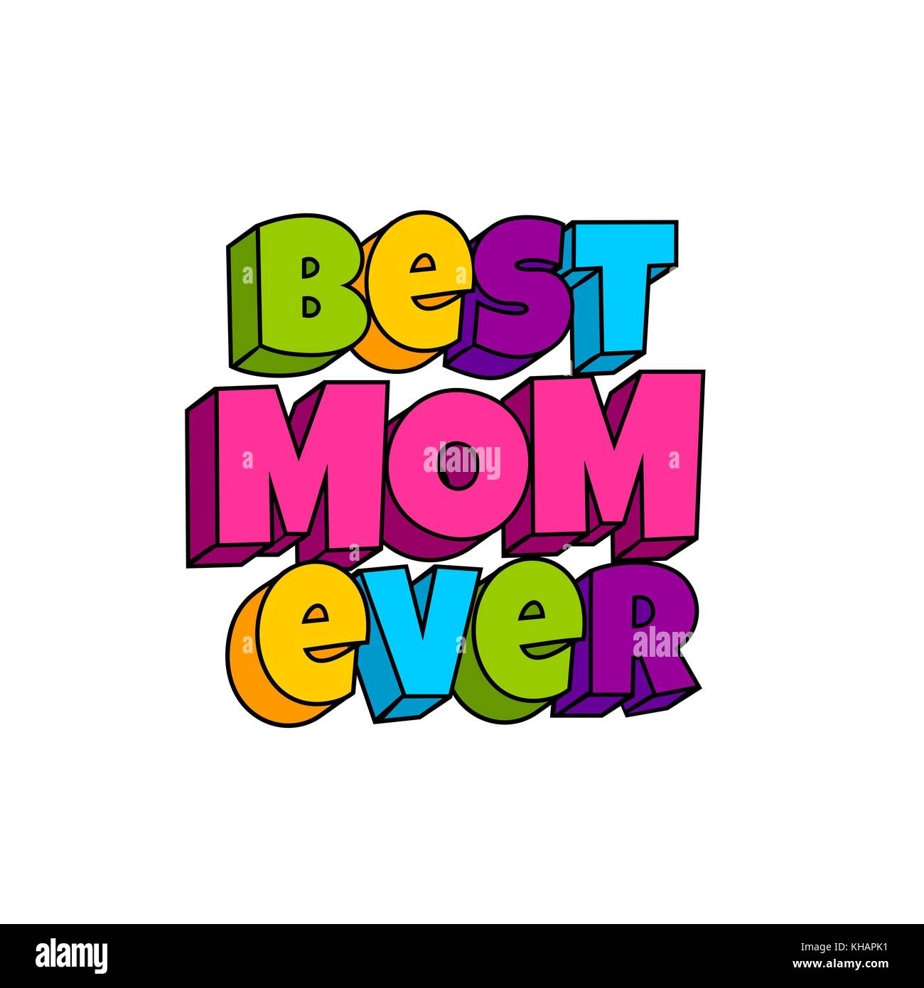 Gift mother Stock Vector Images - Alamy