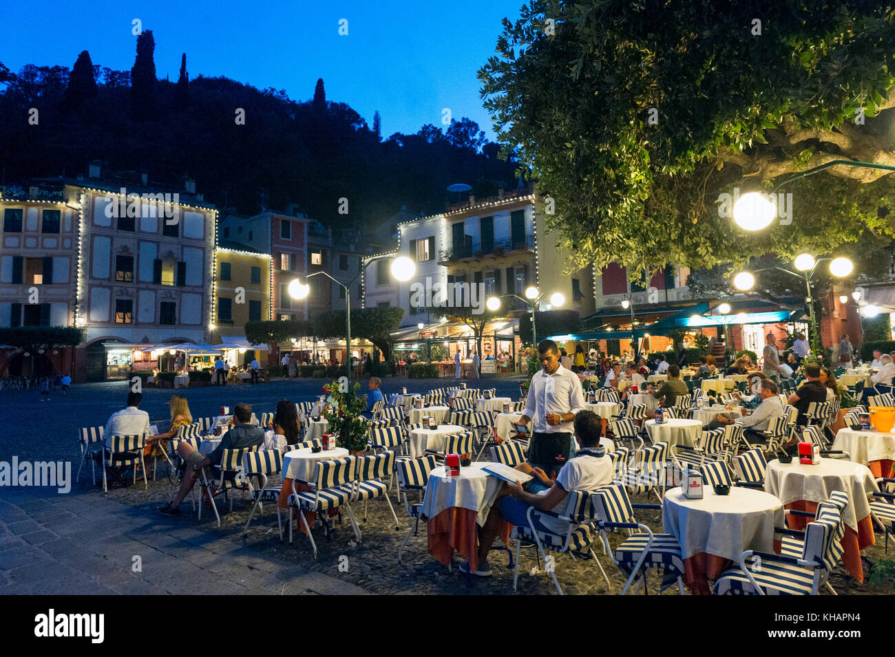 Europe. Italy. Liguria. Gulf of Tigullio, Italian Riviera. Portofino ...