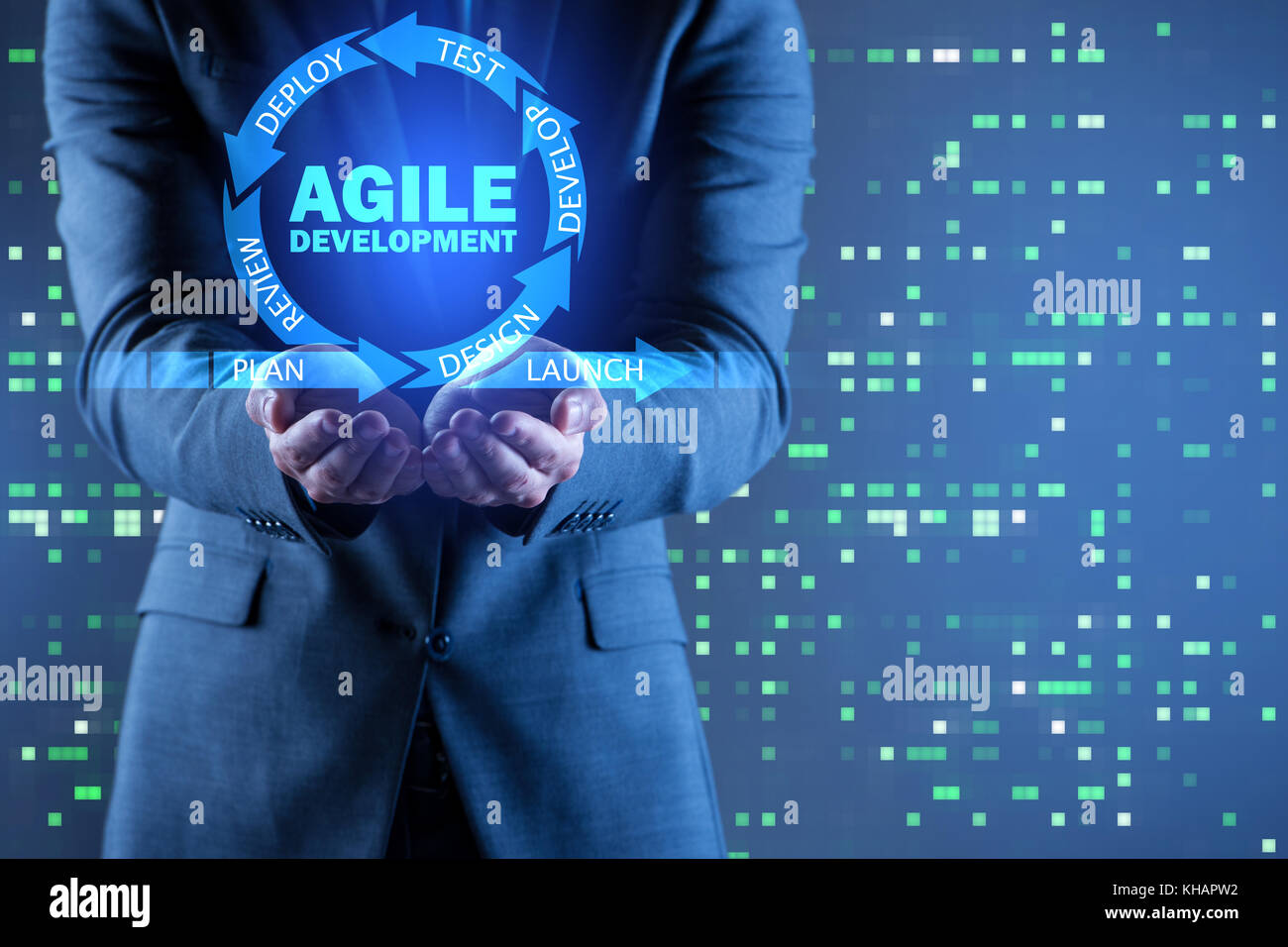 Concept of agile software development Stock Photo - Alamy