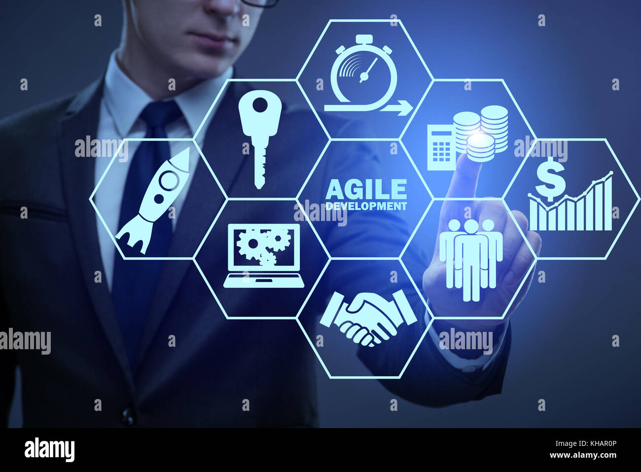 Concept of agile software development Stock Photo - Alamy