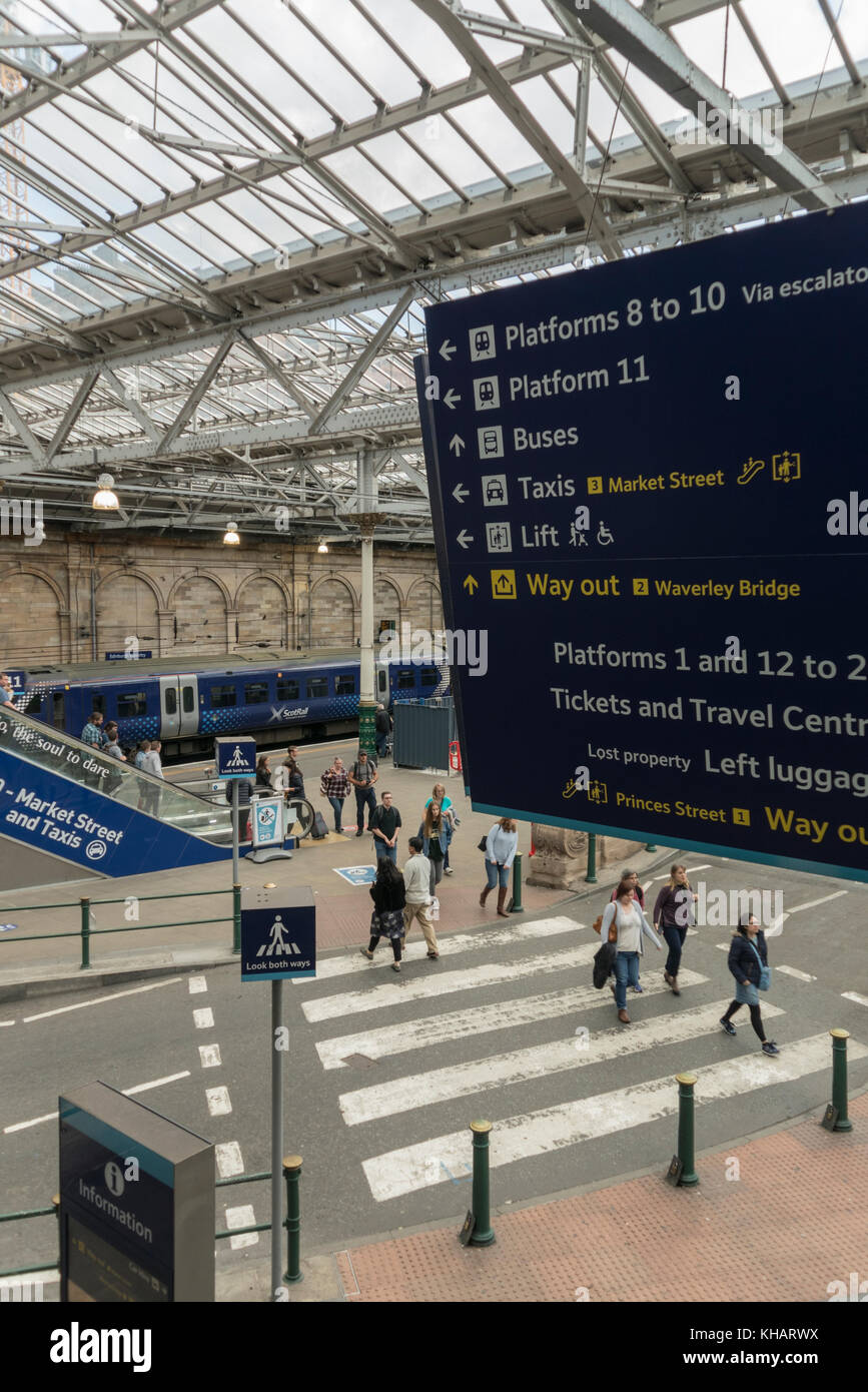 New information signs and improved pedestrian routes at Waverley ...