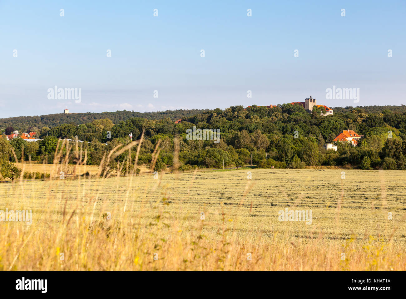 Blick auf das Schloss Ballenstedt Stock Photo - Alamy