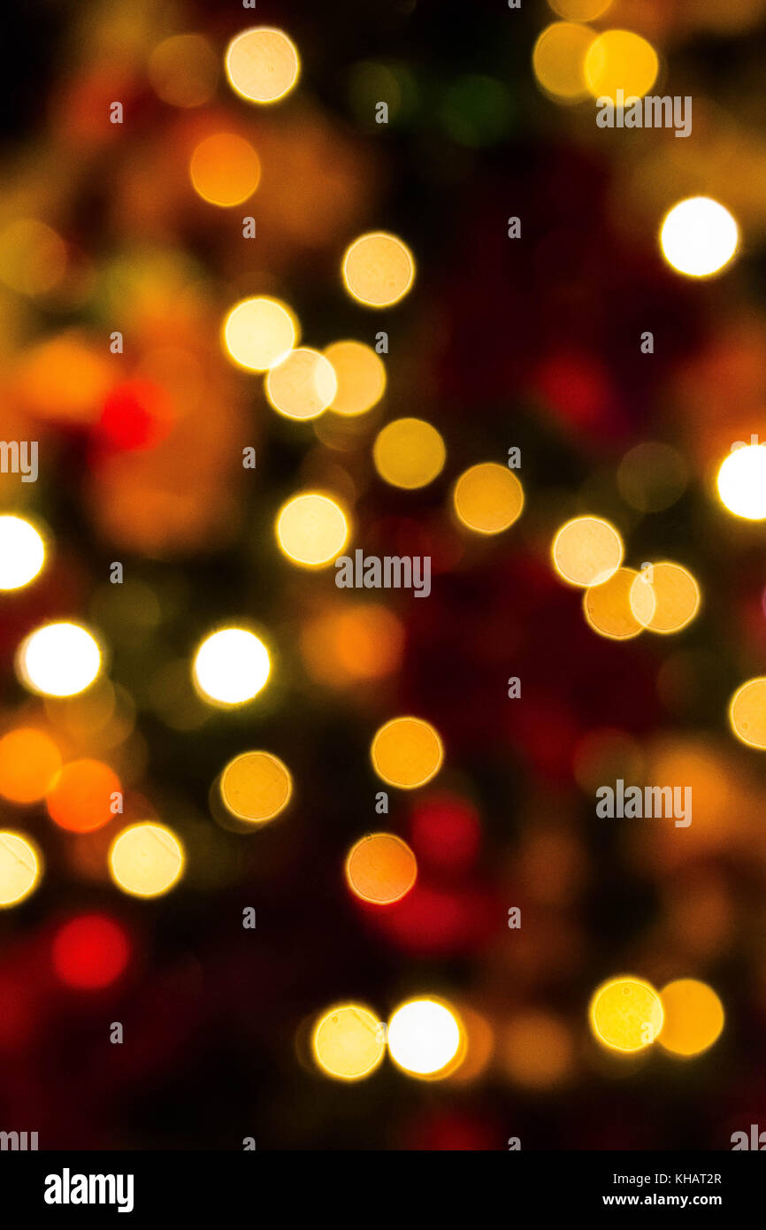 Abstract Holiday lights background Stock Photo - Alamy