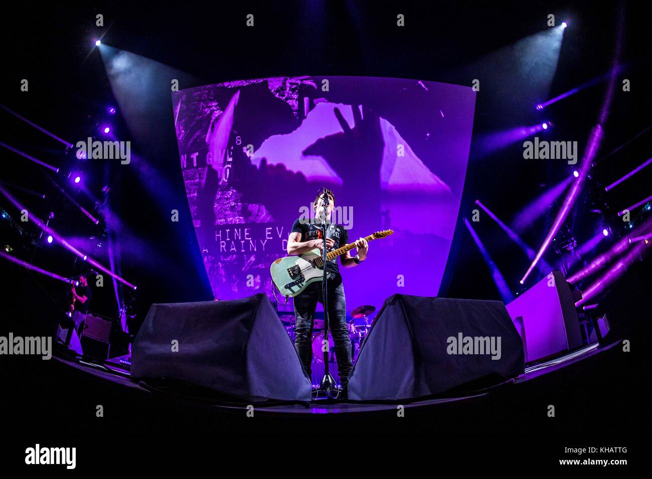 Milan, Italy. 14th Nov, 2017. English singer James Blunt performs live ...