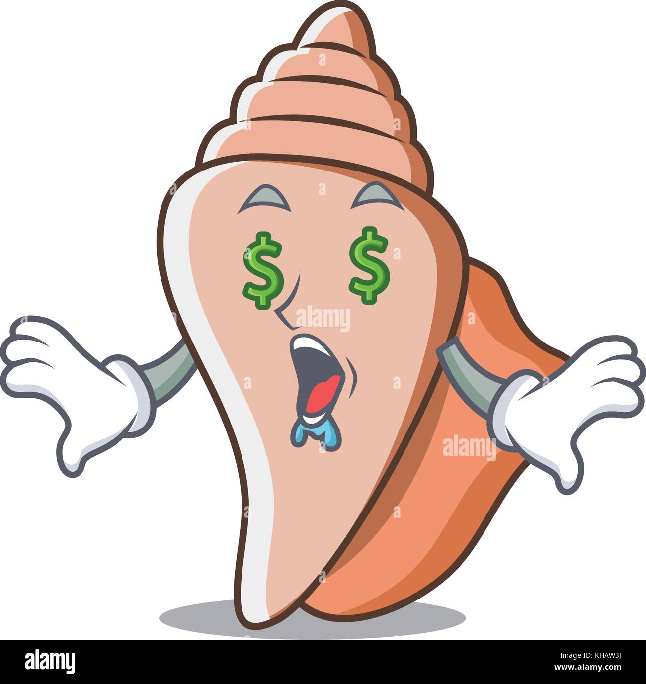 Money shell Stock Vector Images - Alamy