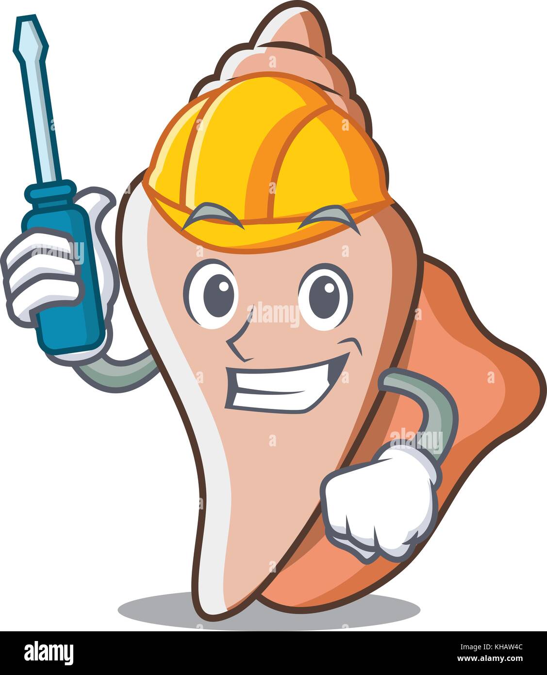 Automotive cute shell character cartoon Stock Vector Image & Art - Alamy