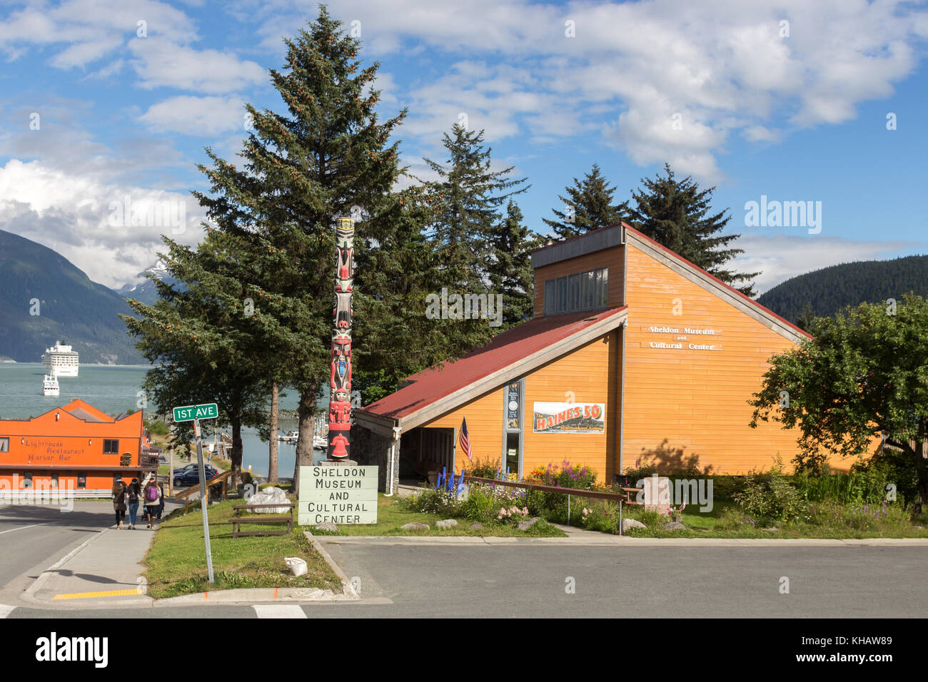 Haines, Alaska, USA - July 29th, 2017: The Sheldon Jackson Museum in ...