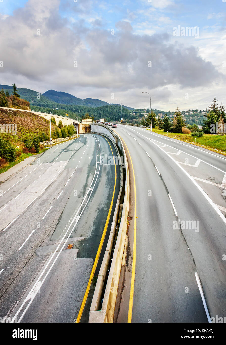 The scenic road, track, path, walkway, avenue, highway Stock Photo - Alamy