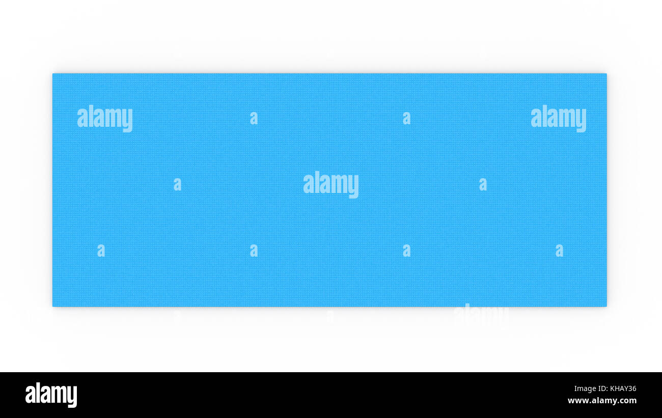 3d rendering blue yoga mat top view on white background Stock Photo - Alamy