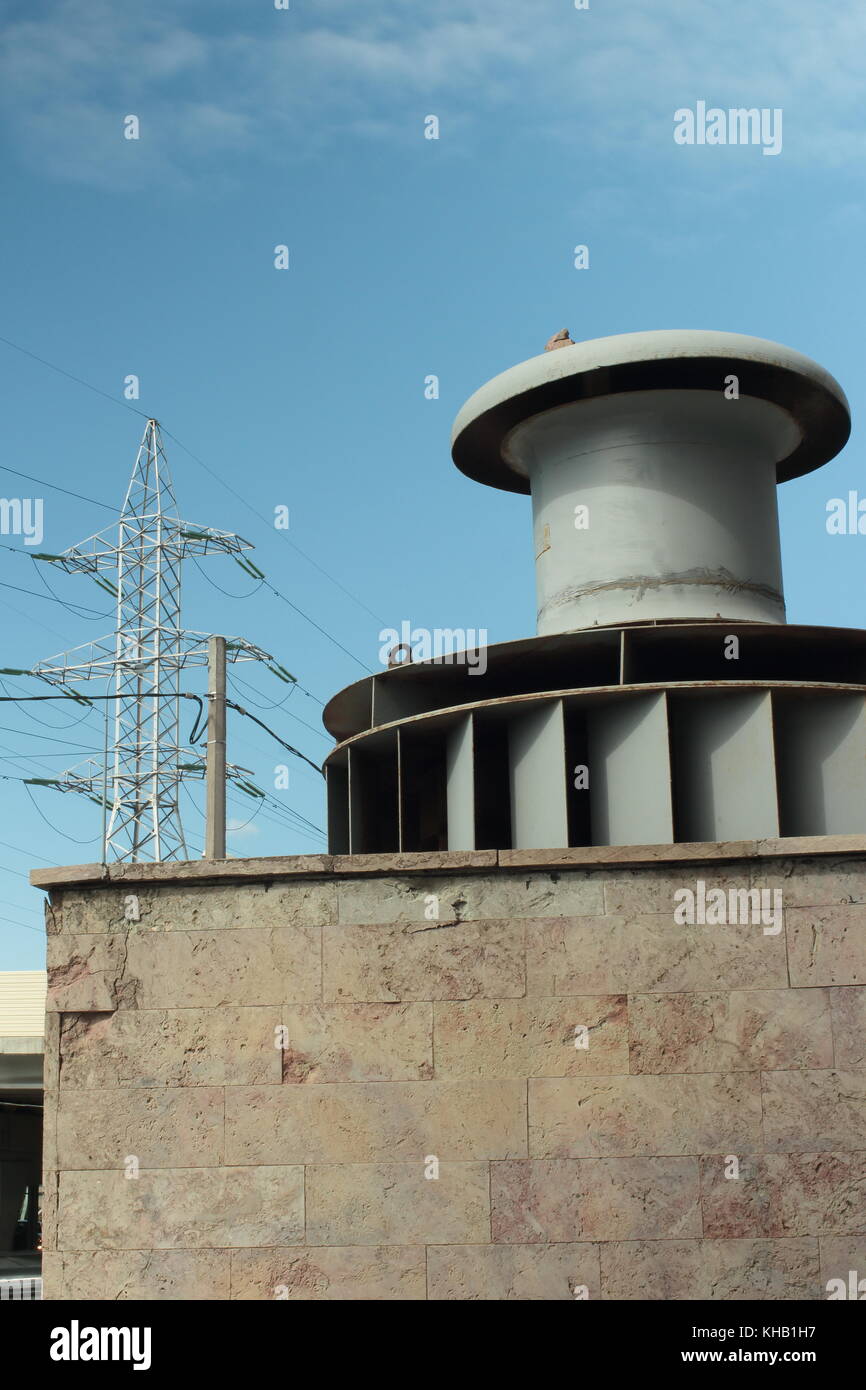 powerhouse turbine for power generation, produce electricity Stock ...