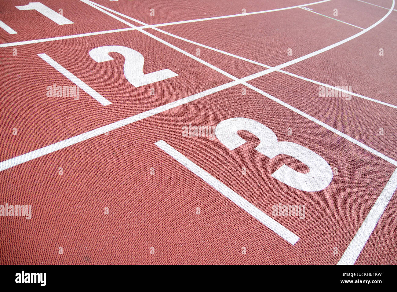 Running track numbers hi-res stock photography and images - Alamy