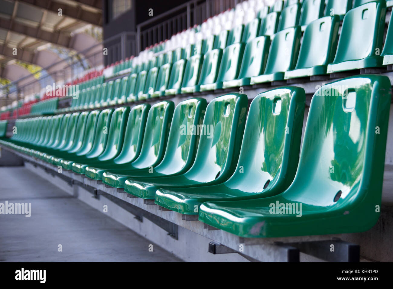 Red seating pattern football stadium hi-res stock photography and ...
