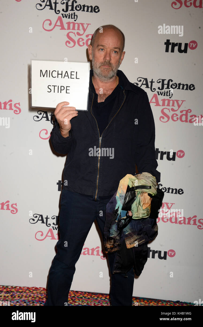 NEW YORK, NY - OCTOBER 19: Michael Stipe attends 'At Home With Amy ...