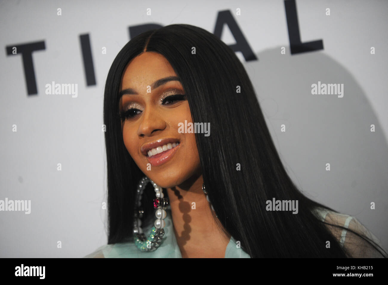 NEW YORK, NY - OCTOBER 17: Cardi B at TIDAL X: Brooklyn at Barclays ...