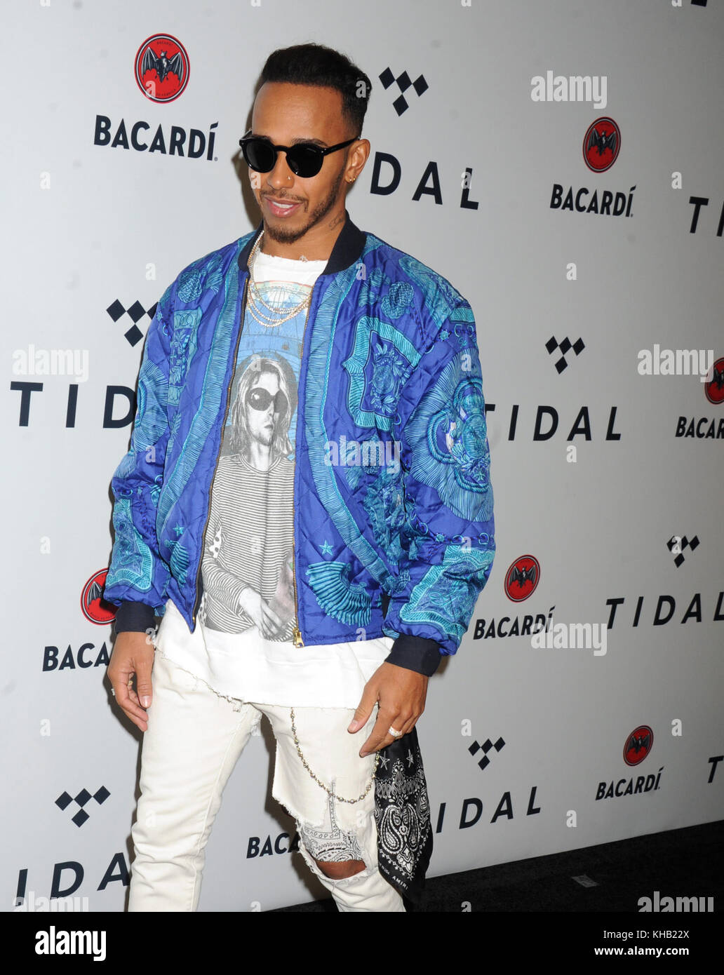 NEW YORK, NY - OCTOBER 17: Lewis Hamilton at TIDAL X: Brooklyn at ...