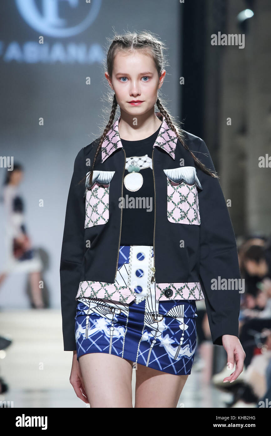 A model on the catwalk during the Fabiana C show during Shanghai ...