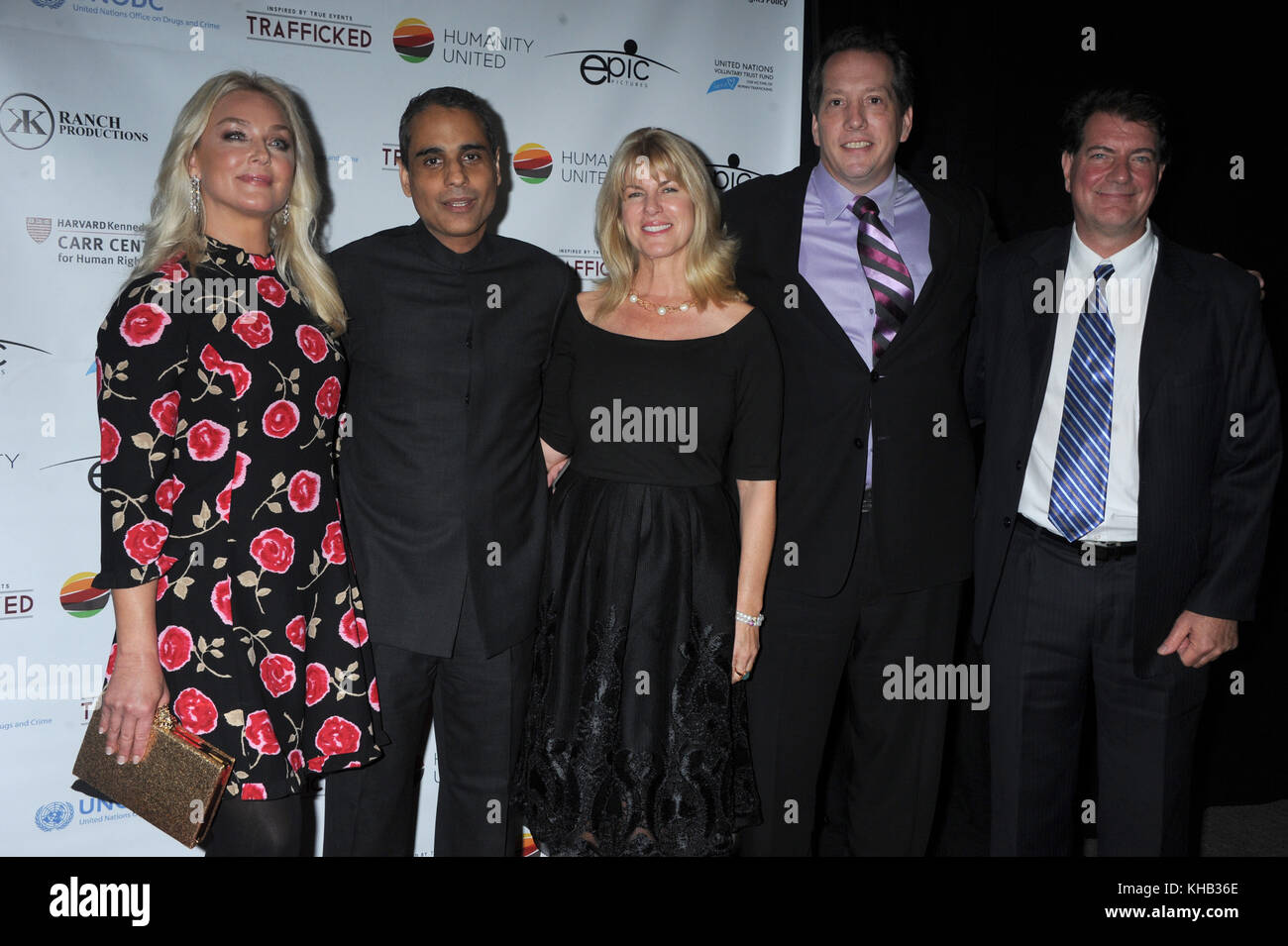 NEW YORK, NY - OCTOBER 05: Elizabeth Rohm, Siddharth Kara, Conroy ...