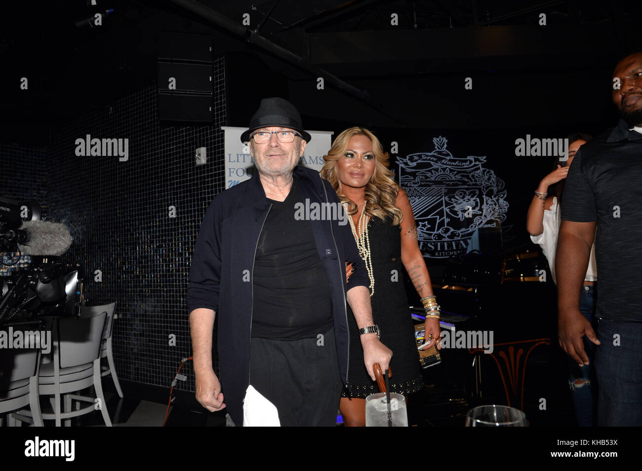 MIAMI, FL - SEPTEMBER 20: Phil Collins and Orianne Collins attend ...