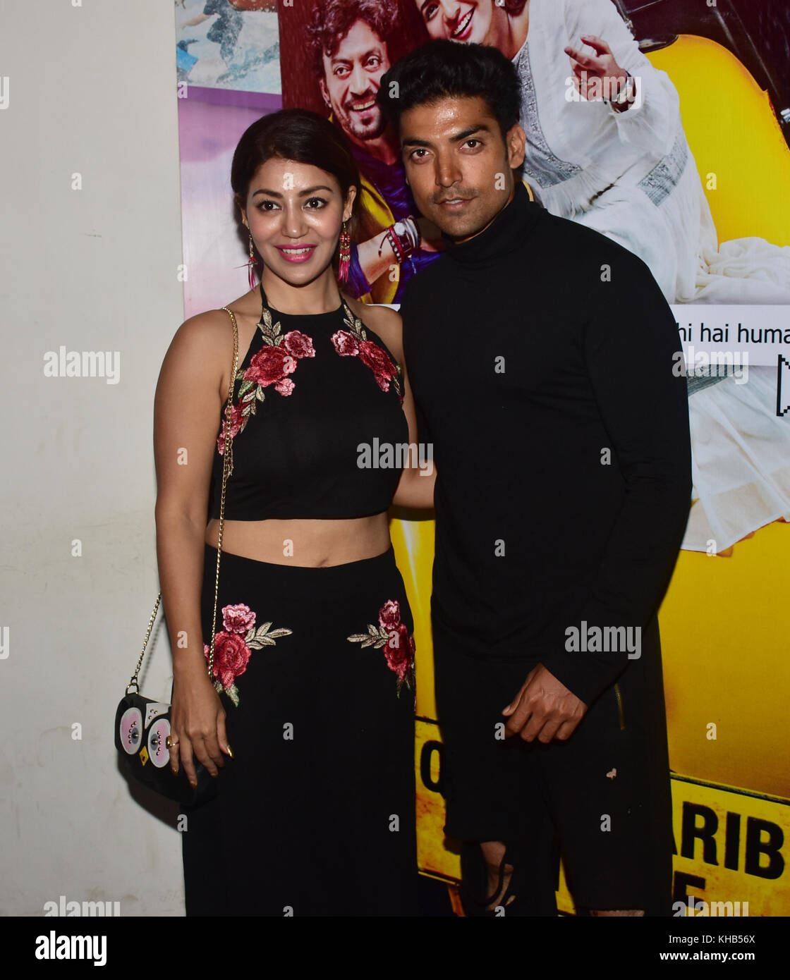 Mumbai, India. 14th Nov, 2017. Indian TV actress Debina Bonnerjee with ...