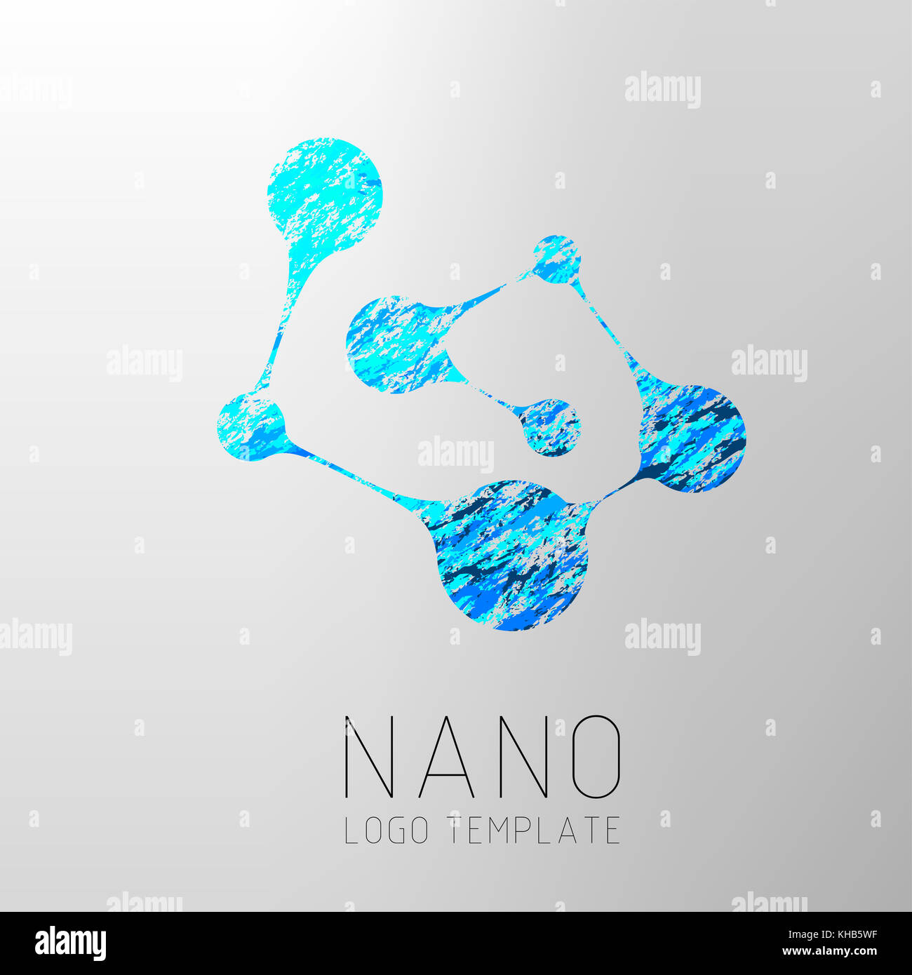 Nanotechnology creative logo design. Vector logo template. Creative ...