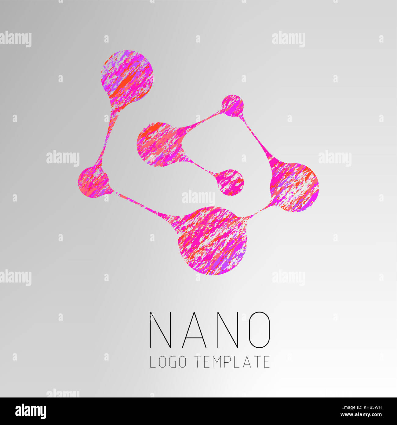 Nanotechnology creative logo design. Vector logo template. Creative ...
