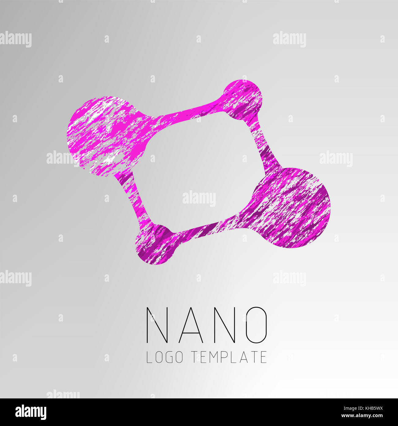 Nanotechnology vector logo template abstract hi-res stock photography ...