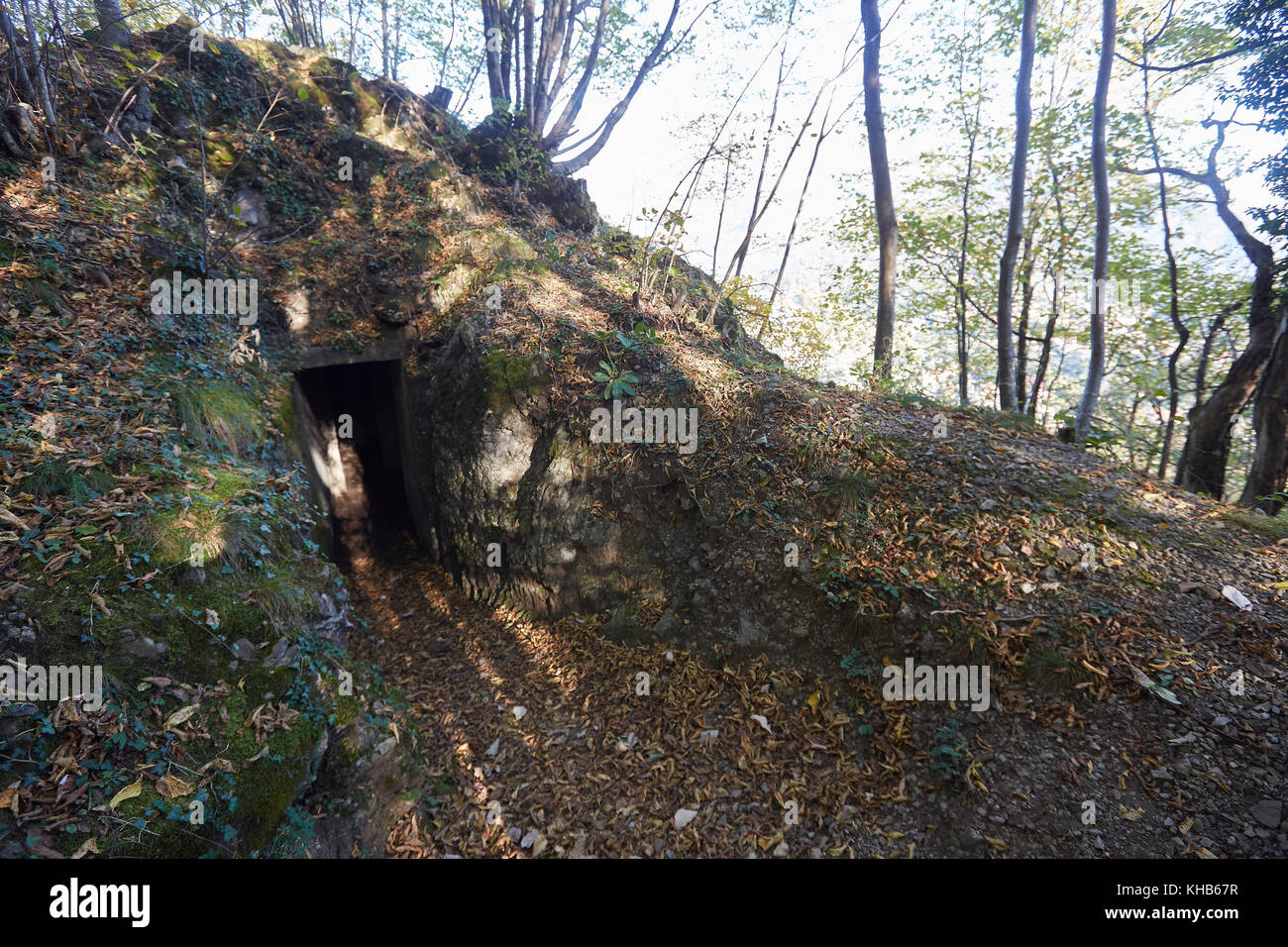 Remains of the Cadorna Line (Linea Cadorna), Belvederala la Crocetta ...