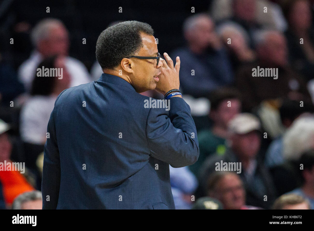 Winston-Salem, NC, USA. 14th Nov, 2017. Liberty head coach Ritichie ...