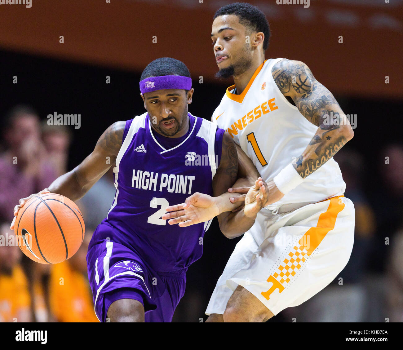 University of Tennessee, Tennessee November 14, 2017: Lamonte Turner #1 ...