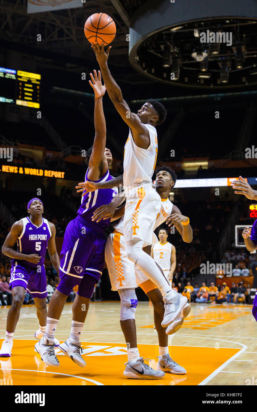 University of Tennessee, Tennessee November 14, 2017: Jordan Bone #0 of ...