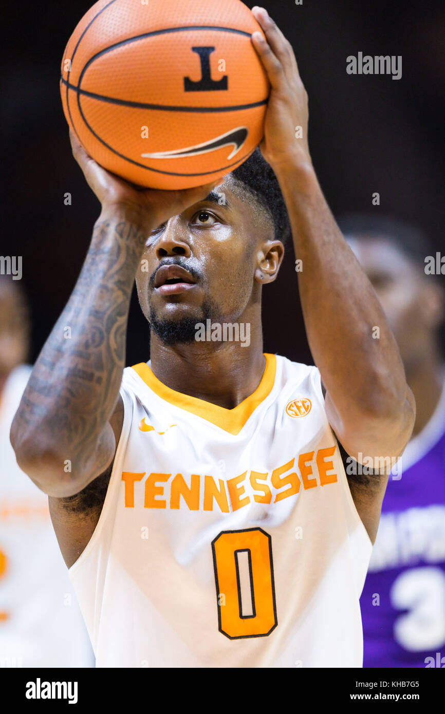 University of Tennessee, Tennessee November 14, 2017: Jordan Bone #0 of ...