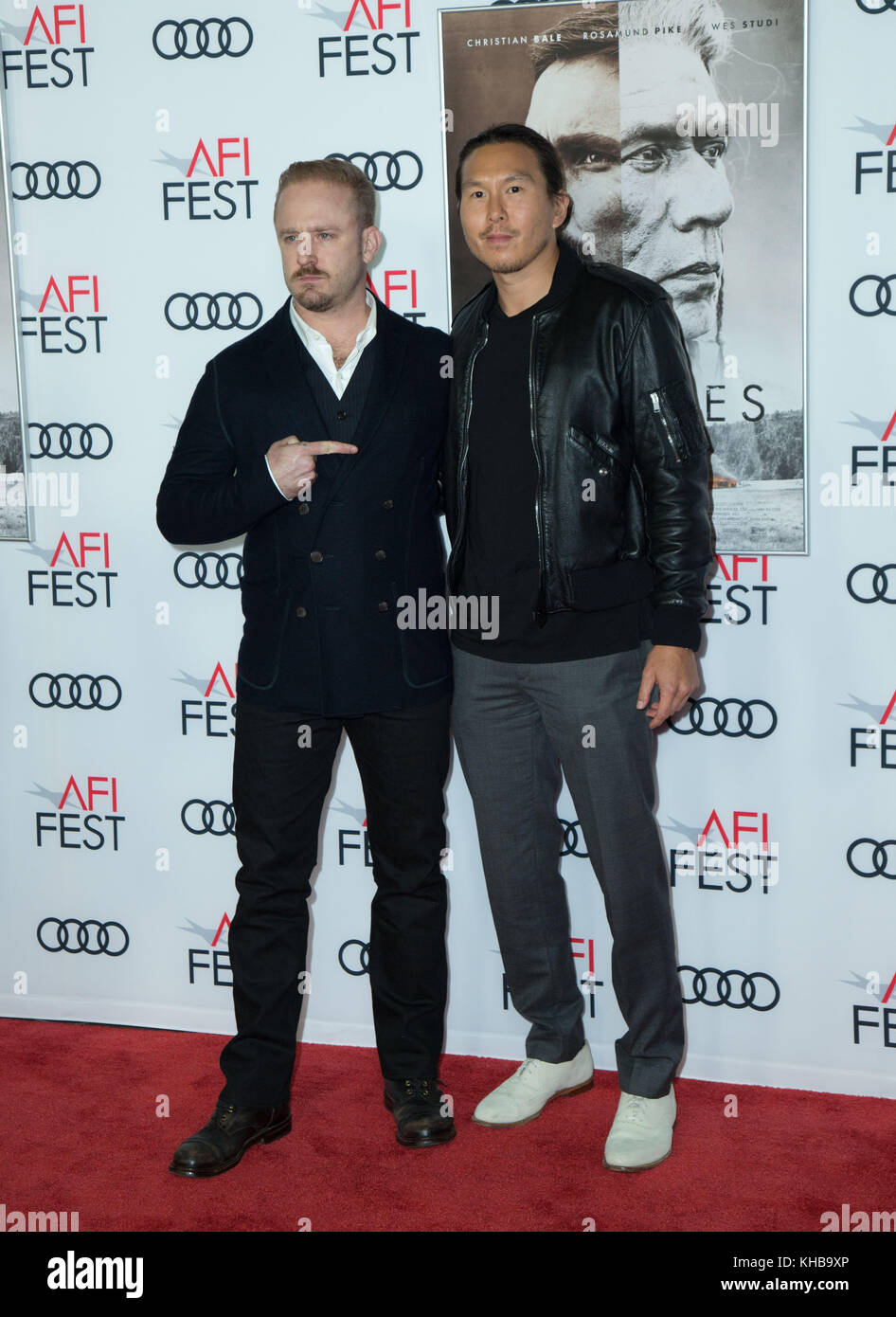 Tcl Chinese Theatre, USA. 14th Nov, 2017. Ben Foster and Ken Kao attend ...