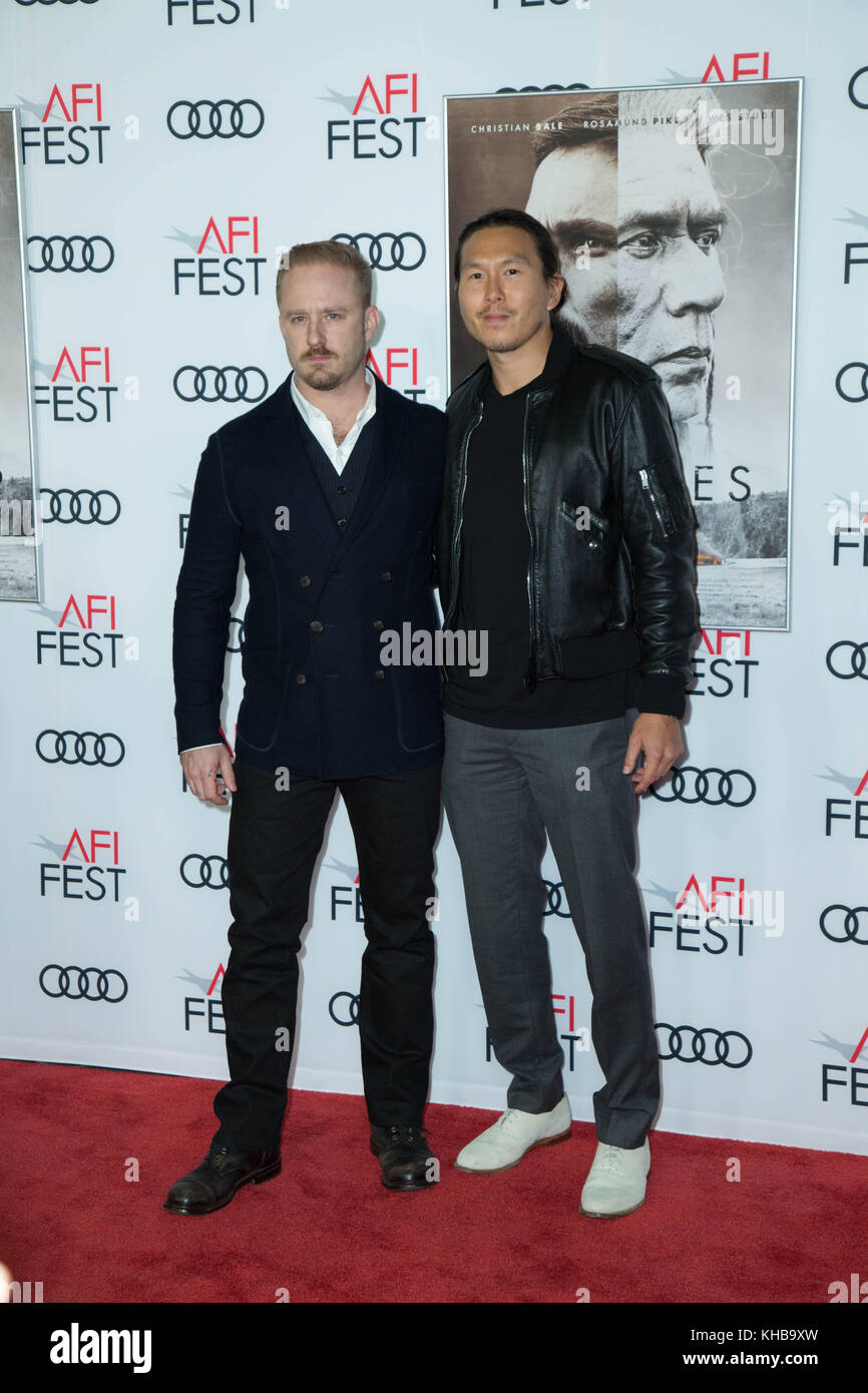 Tcl Chinese Theatre, USA. 14th Nov, 2017. Ben Foster and Ken Kao attend ...