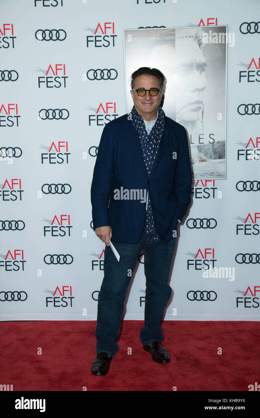 Tcl Chinese Theatre, USA. 14th Nov, 2017. Andy Garcia attends the ...