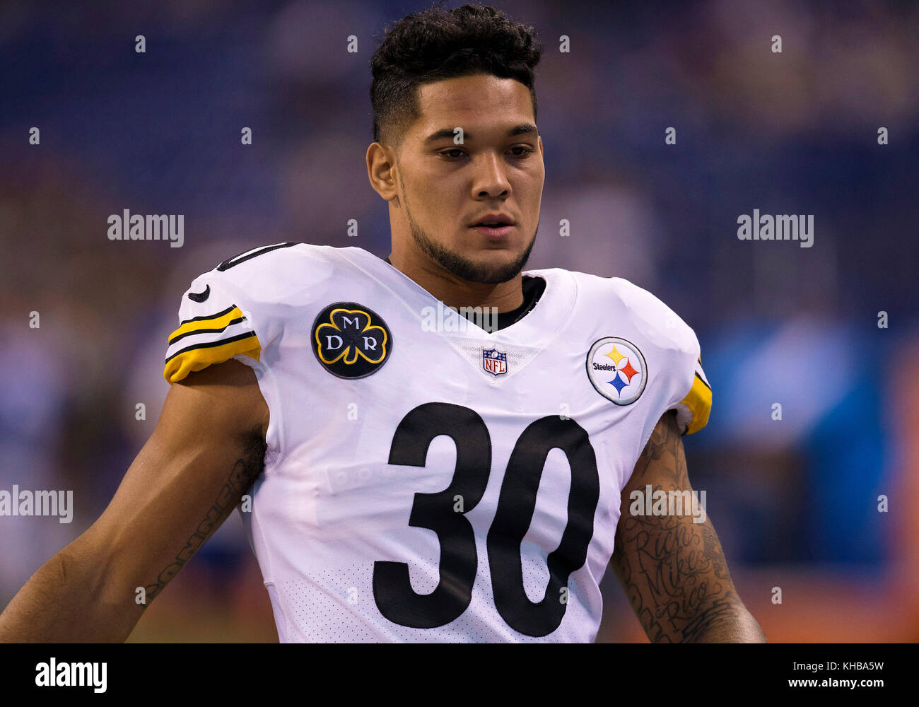 November 12, 2017: Pittsburgh Steelers running back James Conner (30 ...