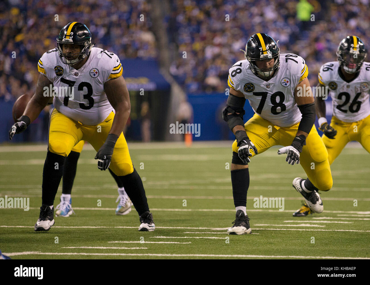 Indianapolis, Indiana, USA. 12th Nov, 2017. Pittsburgh Steelers ...