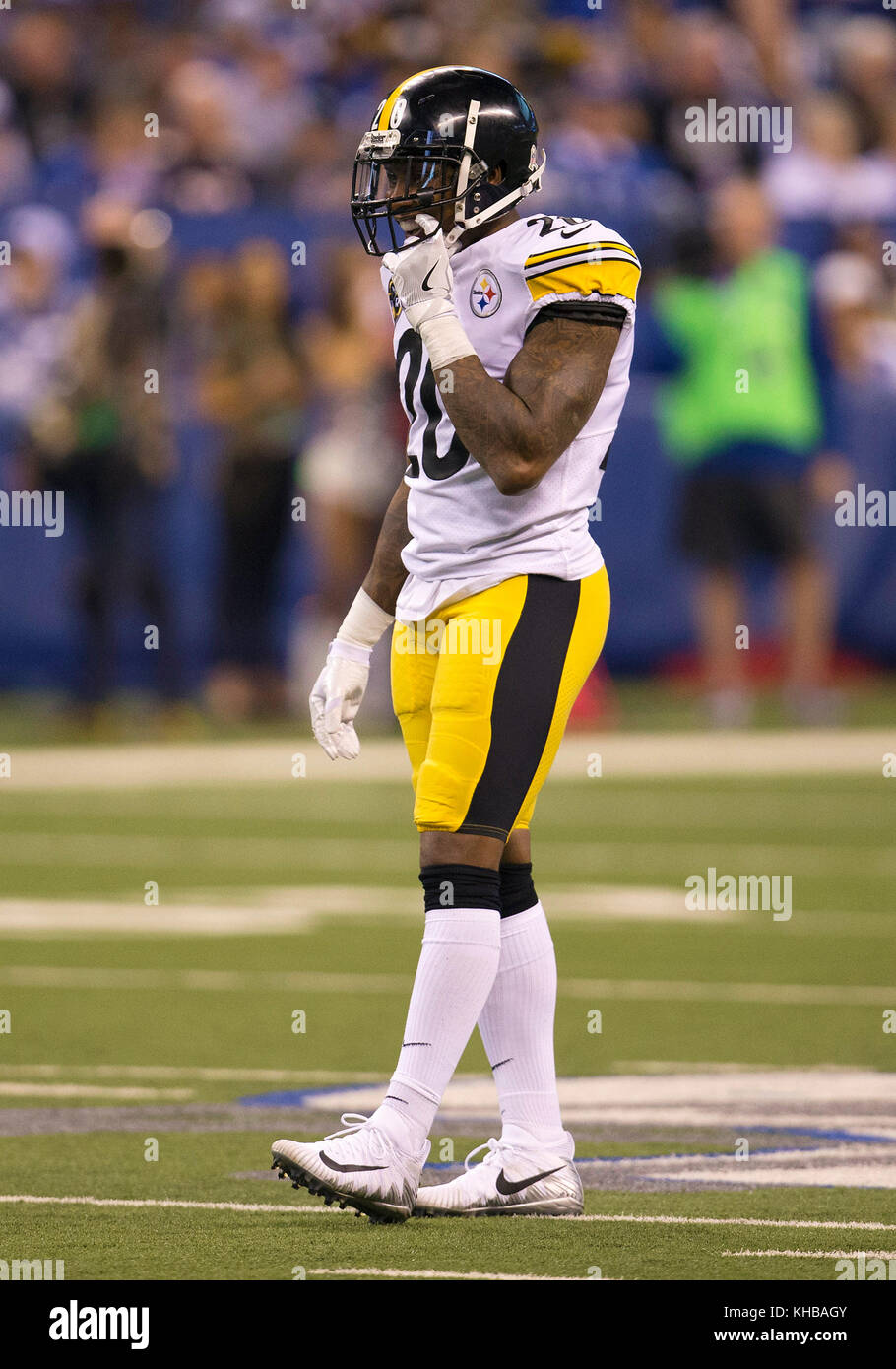 Indianapolis, Indiana, USA. 12th Nov, 2017. Pittsburgh Steelers safety ...