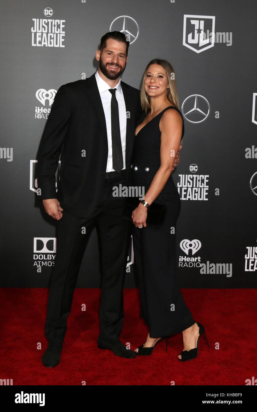 Los Angeles, CA, USA. 13th Nov, 2017. Ryan Kesler, wife at arrivals for ...