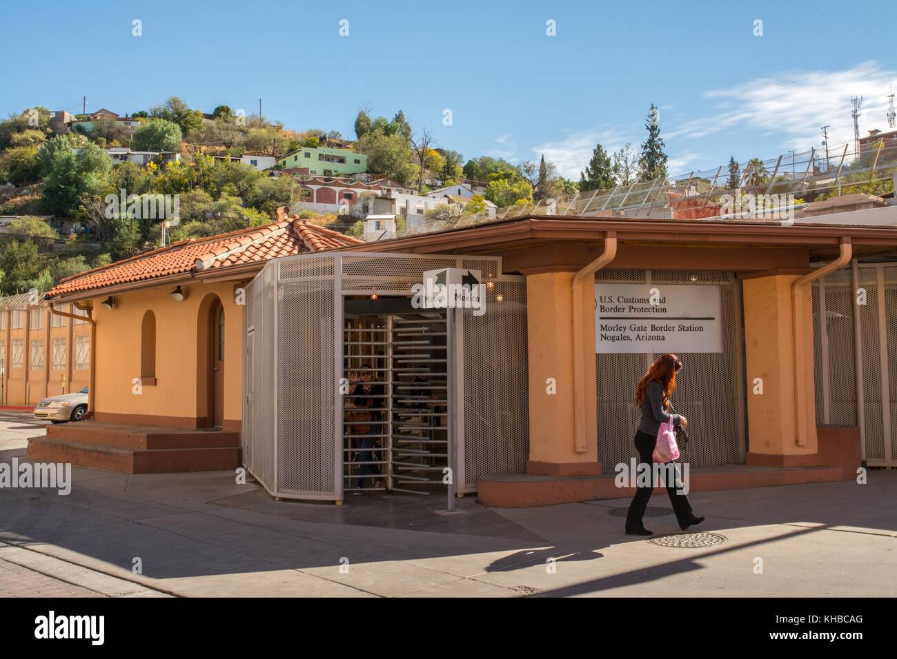 Nogales, Arizona, USA. 14th Nov, 2017. Border Station at the US -Mexico ...