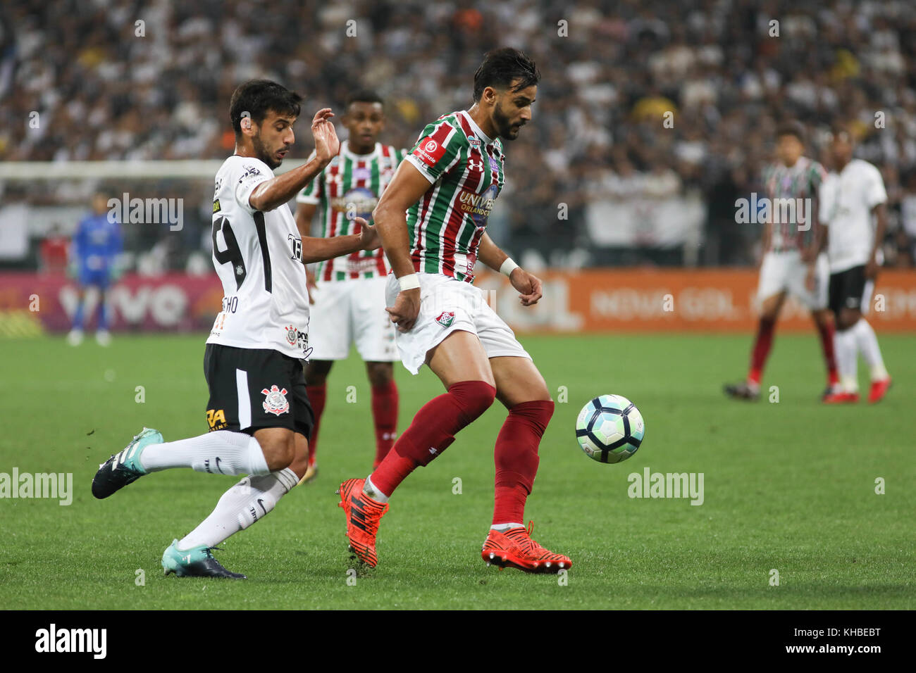 SÃO PAULO, SP - 15.11.2017: CORINTHIANS X FLUMINENSE - Henrique Dourado ...