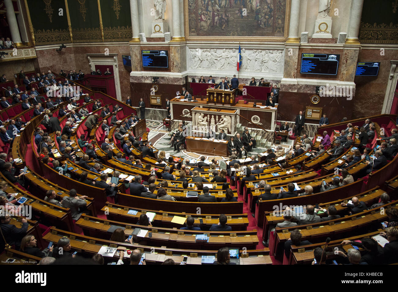 Paris, France. 15th Nov, 2017. General view of the French national ...