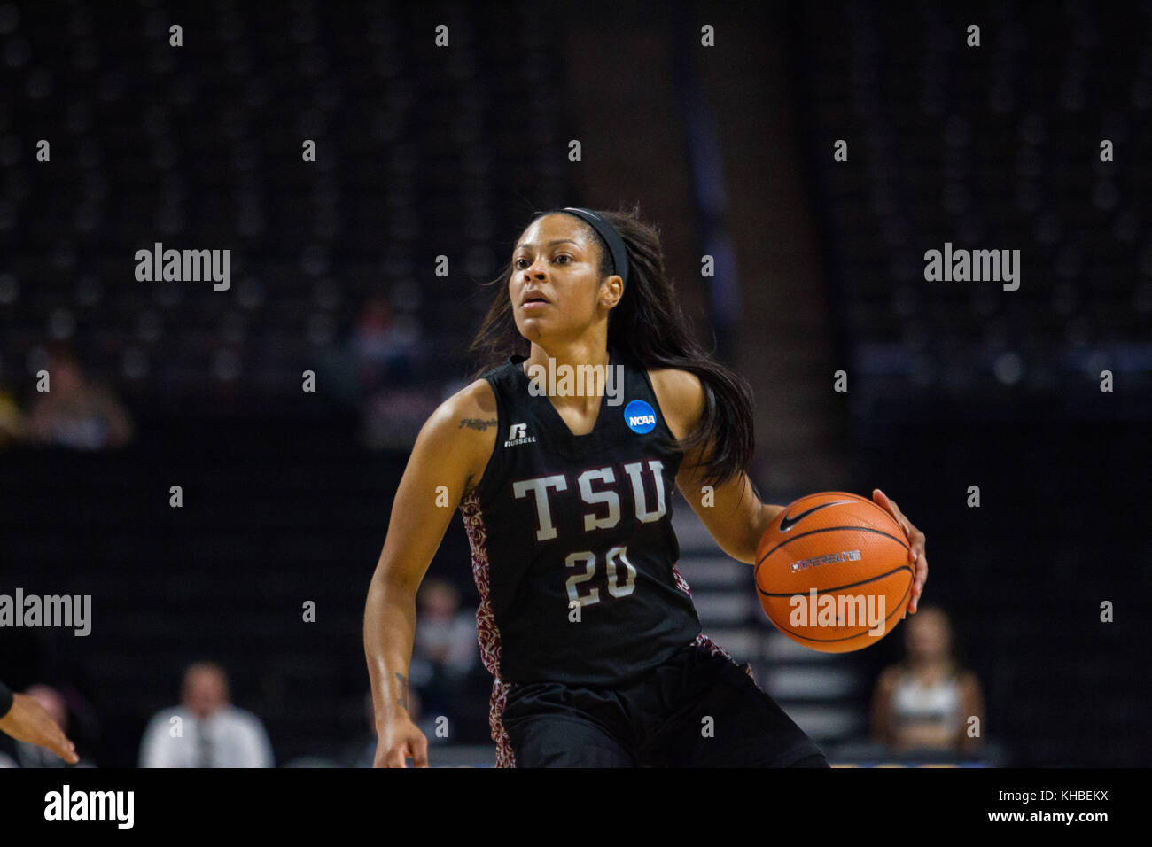 Winston-Salem, NC, USA. 10th Nov, 2017. Texas Southern guard Kaitlyn ...