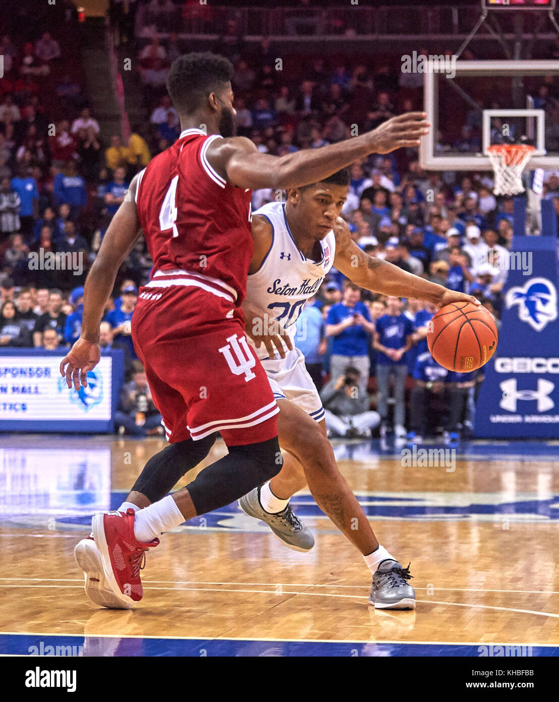 Newark, New Jersey, USA. 15th Nov, 2017. Seton Halls' guard/forward ...