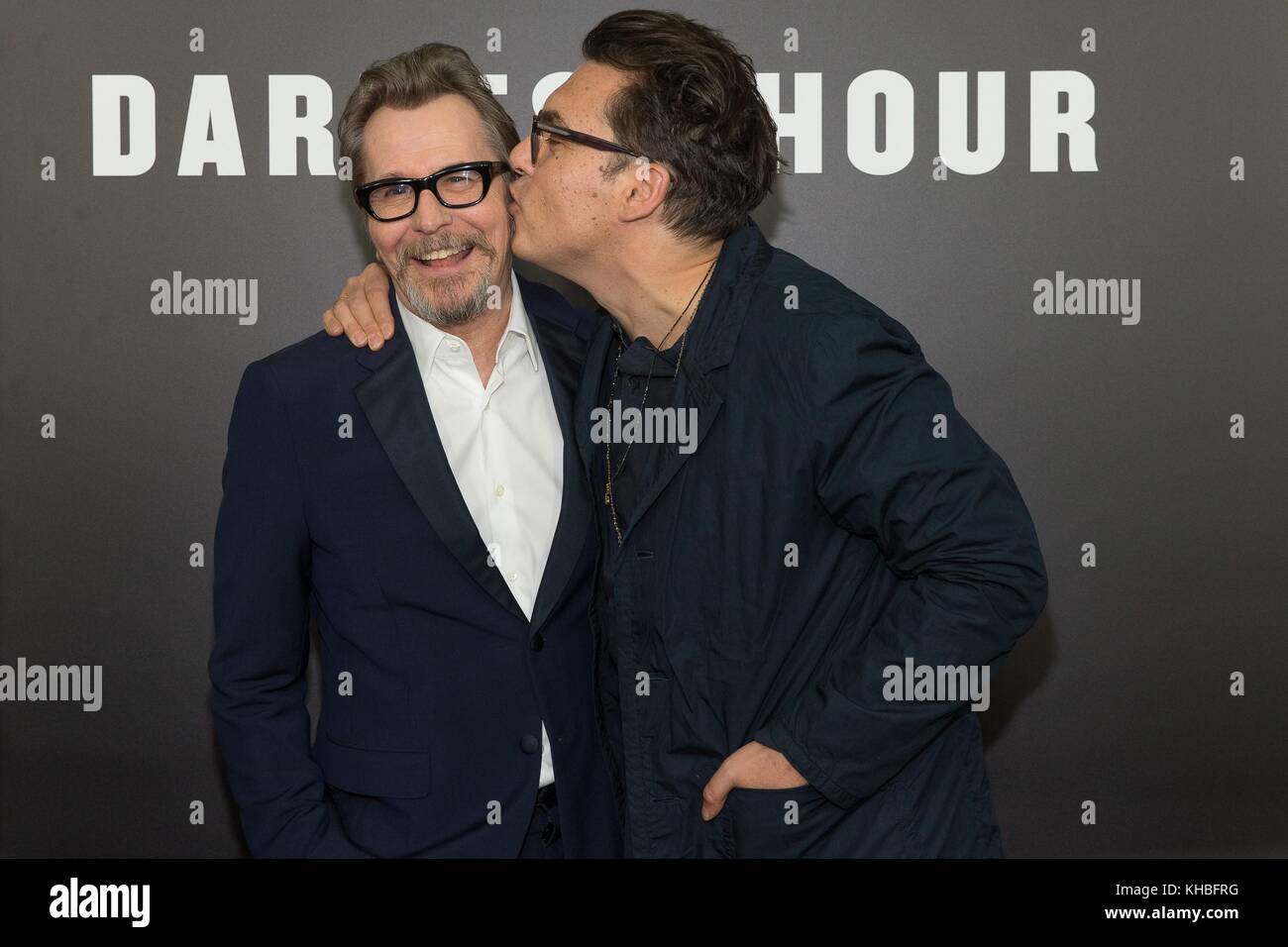 New York, NY, USA. 15th Nov, 2017. Gary Oldman, Joe Wright at arrivals ...