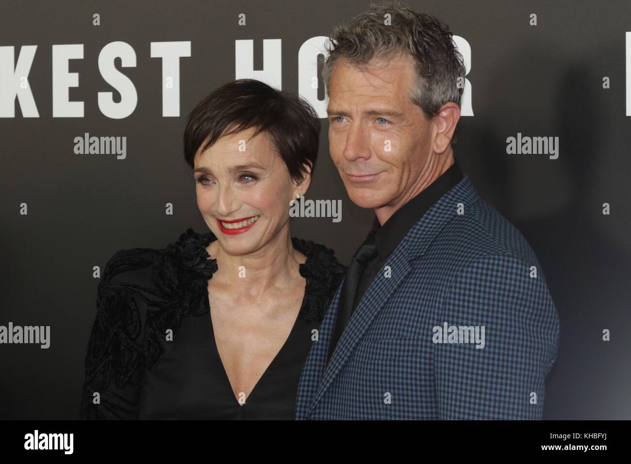 New York, NY, USA. 15th Nov, 2017. Kristin Scott Thomas and Ben ...