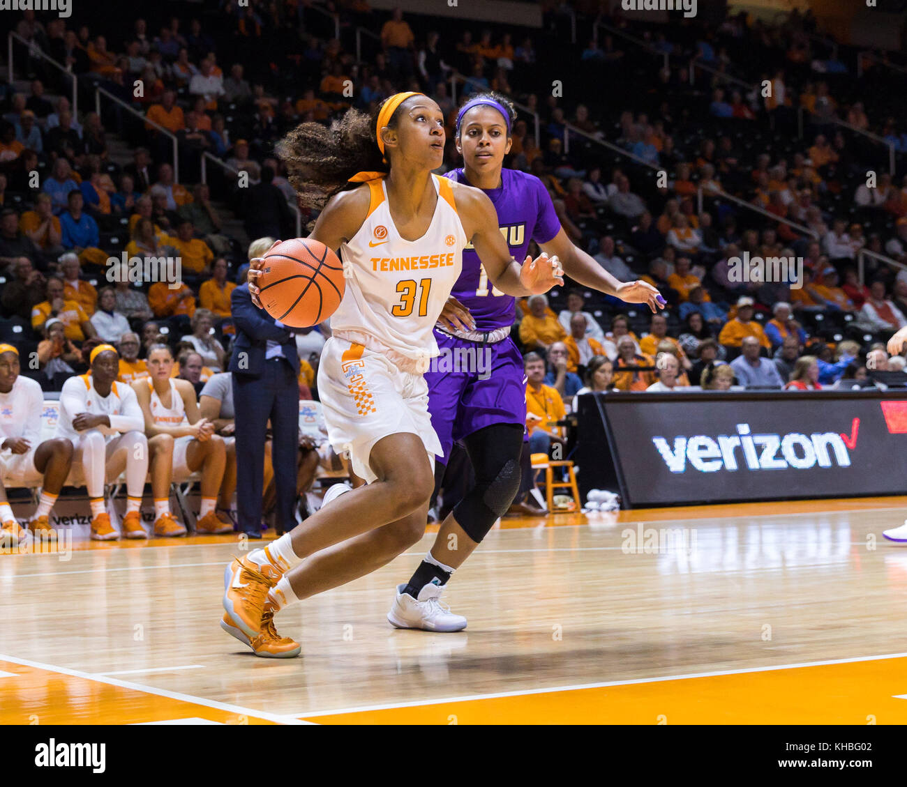November 15, 2017: Jaime Nared #31 of the Tennessee Lady Volunteers ...