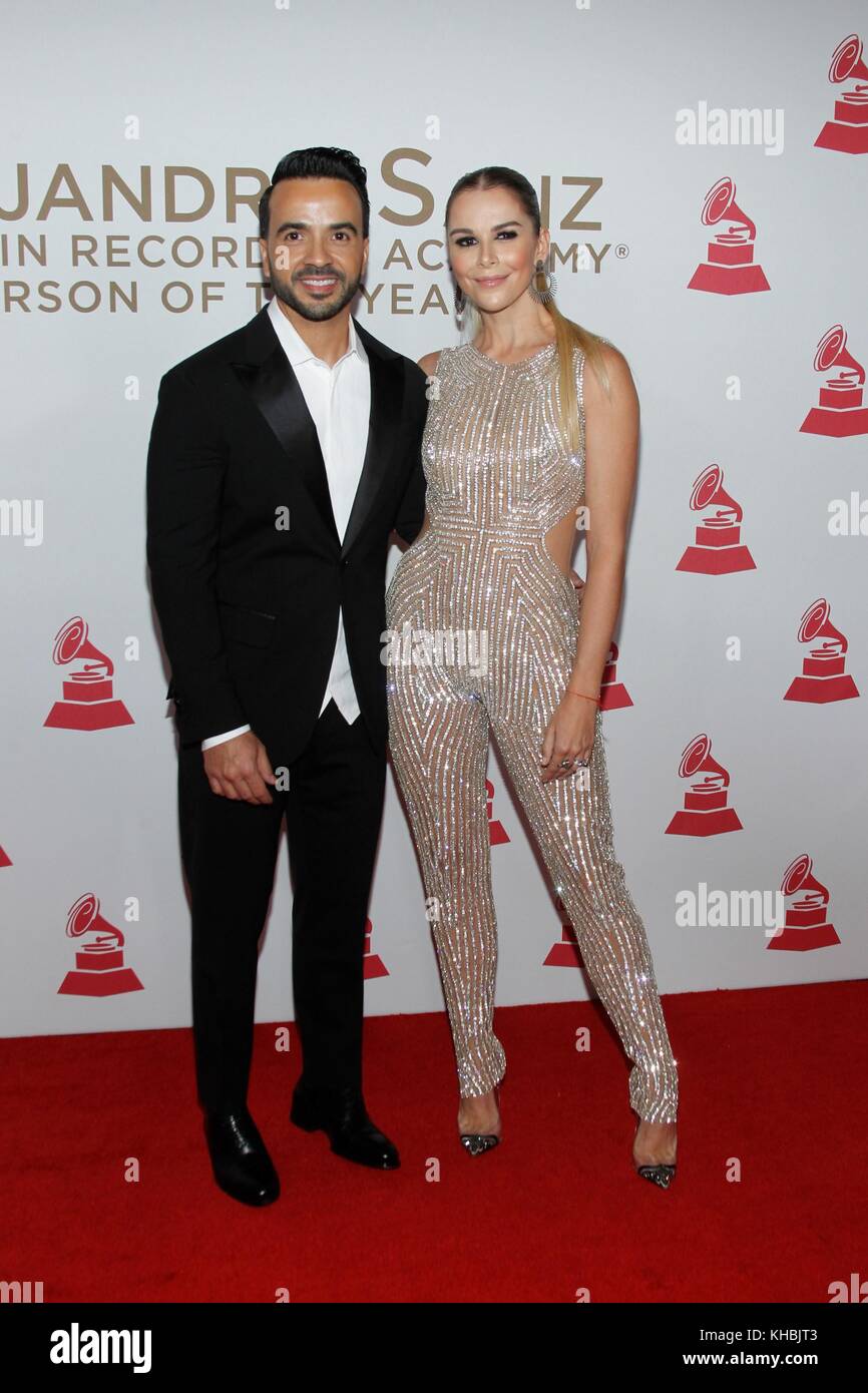 Las Vegas, NV, USA. 15th Nov, 2017. Luis Fonsi, Agueda Lopez at ...